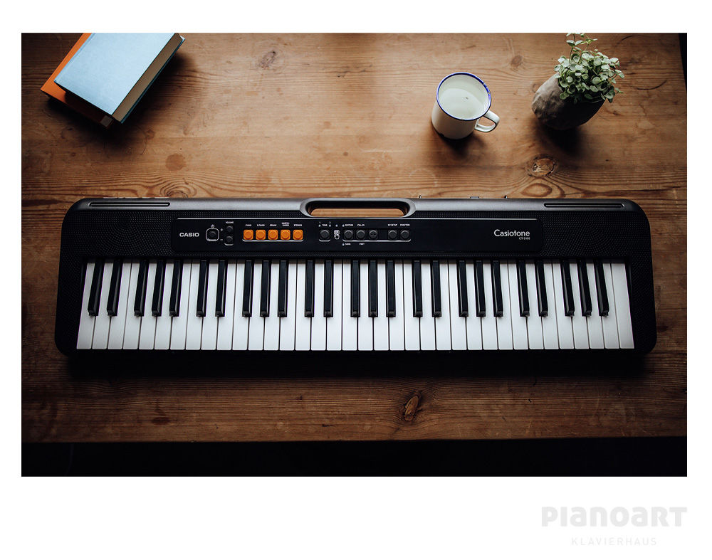 Casio Keyboard Piano Casio Casiotone CT-S100 61-Key Keyboard (Black ...
